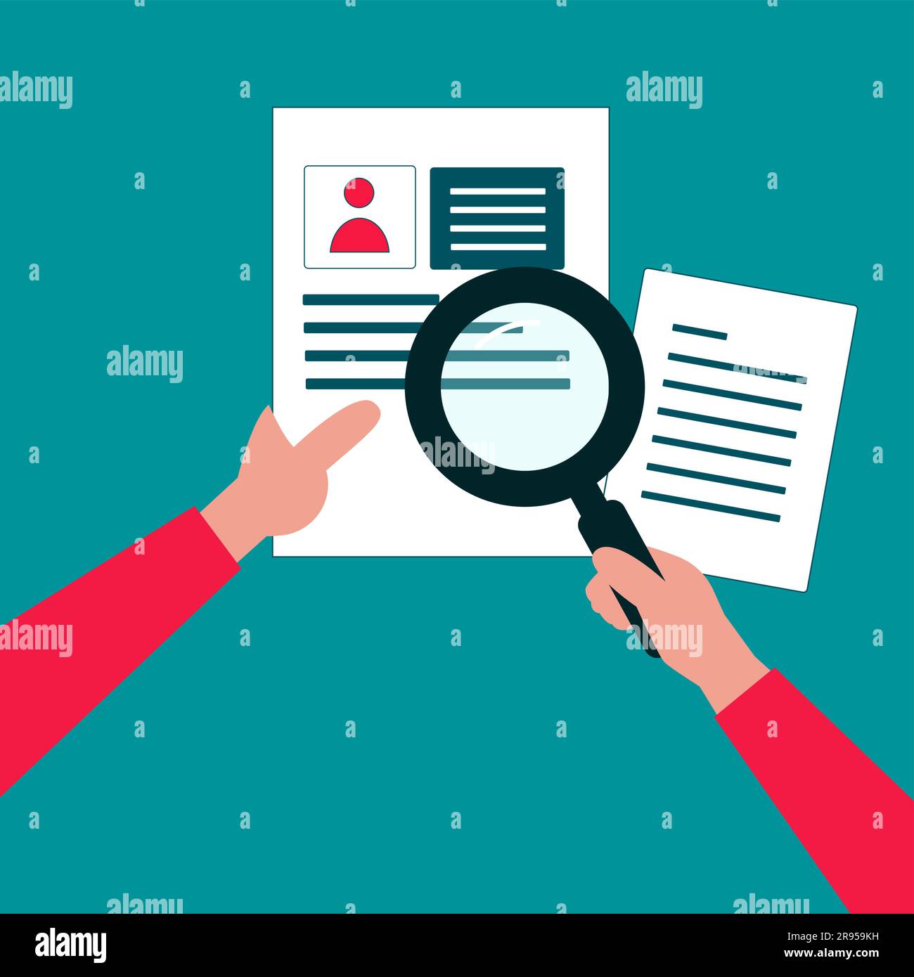 Job performance review cartoon hi-res stock photography and images - Alamy