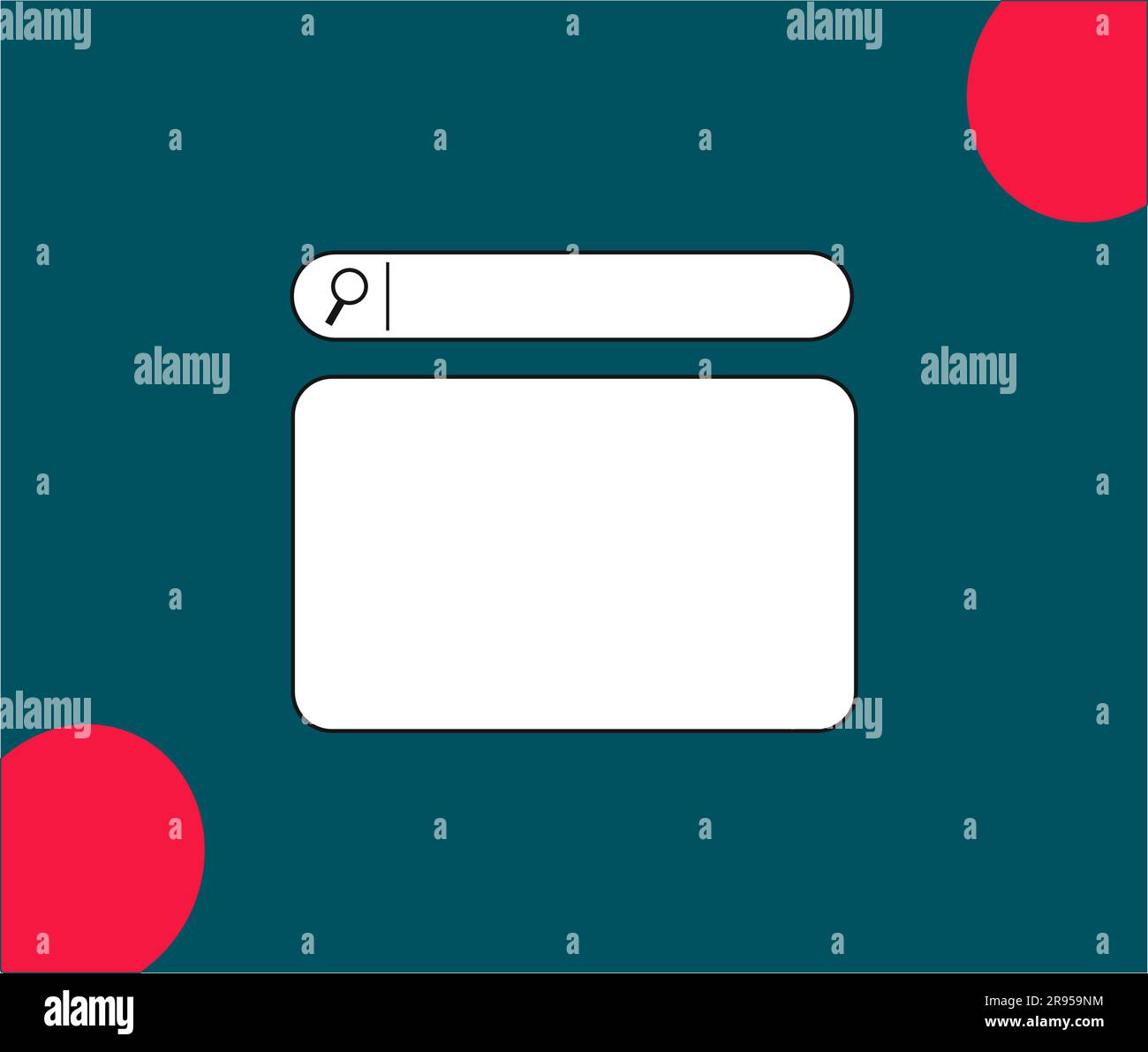 Search bar icon. Flat design style. Vector illustration isolated on ...