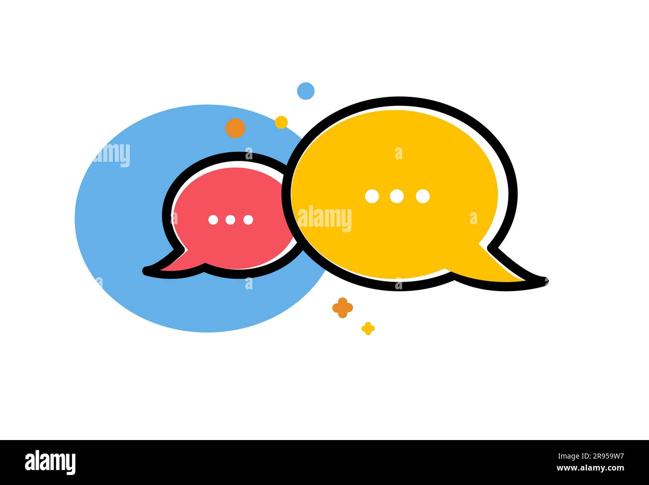 Speech Bubble With Text Lines Icon Vector Stock Vector Image And Art Alamy