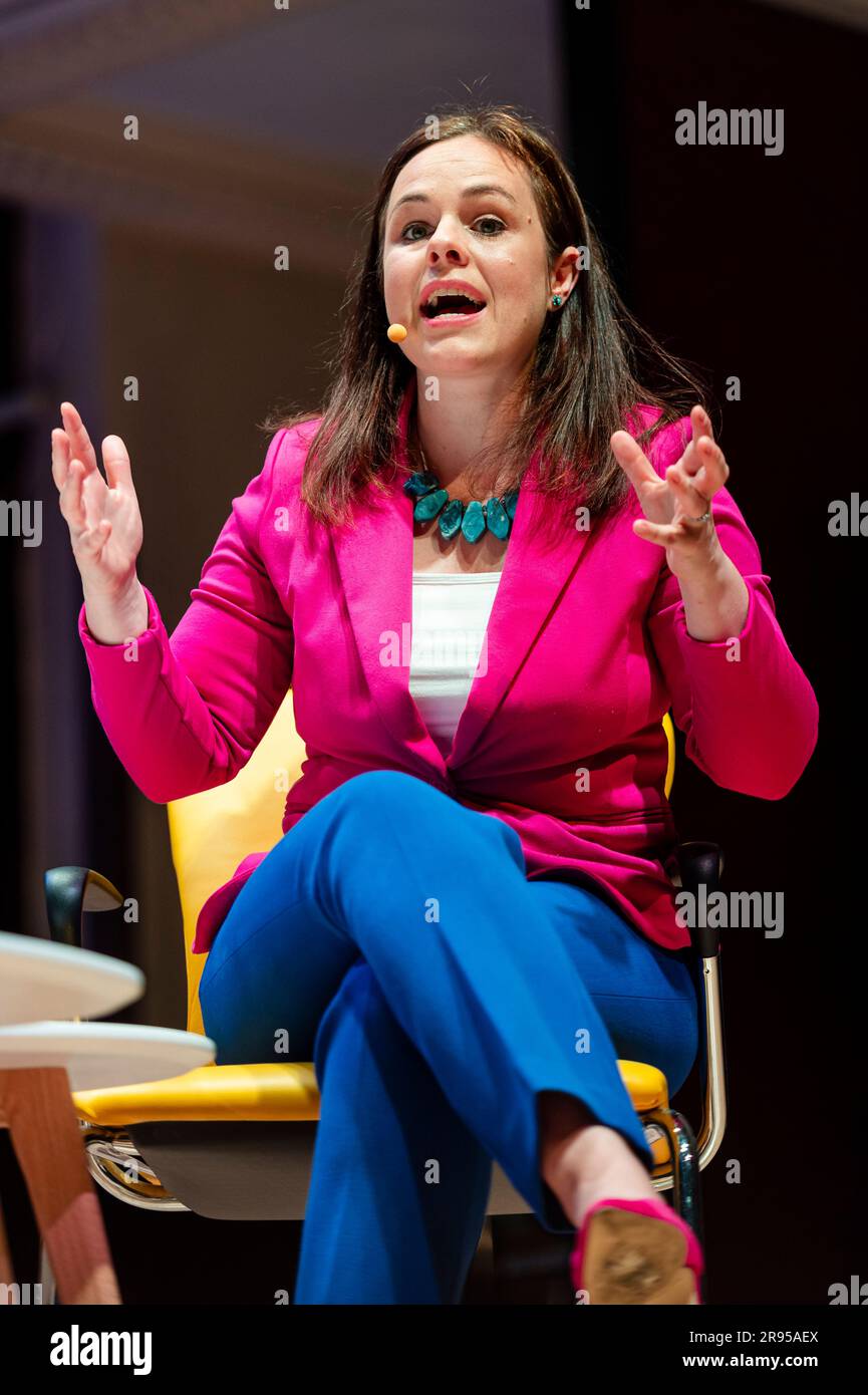 Dundee, UK. 24th June, 2023. Kate Forbes attends with SNP members who ...