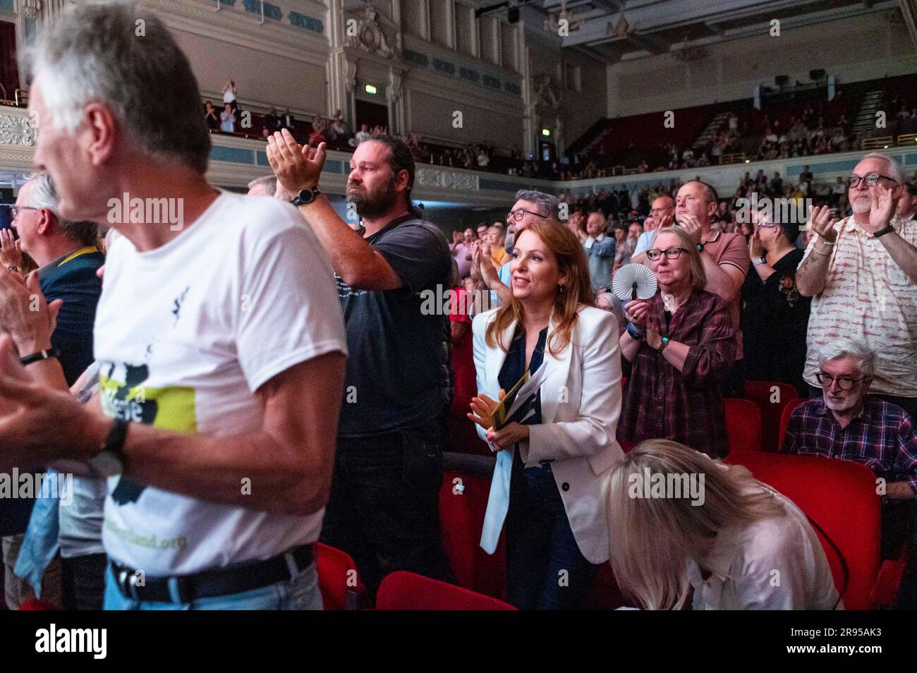 Dundee, UK. 24th June, 2023. Ash Regan attends with SNP members across ...