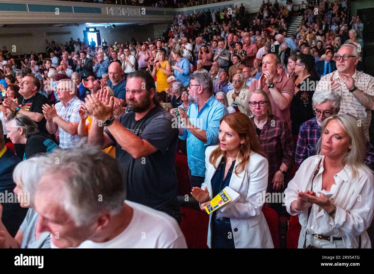 Dundee, UK. 24th June, 2023. Ash Regan attends with SNP members across ...