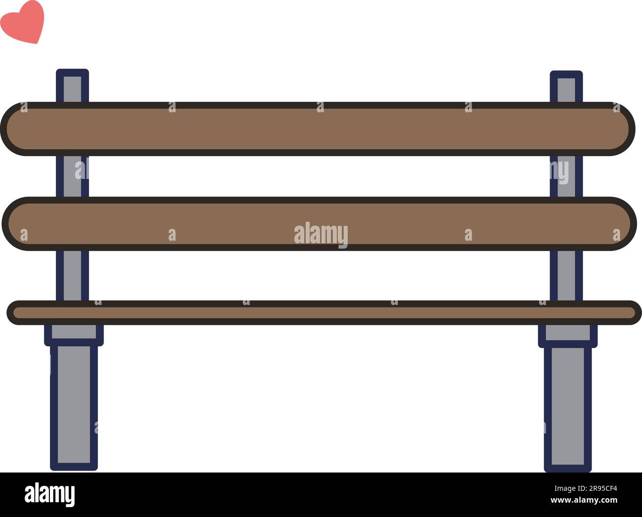 Benches and table Stock Vector Images - Alamy