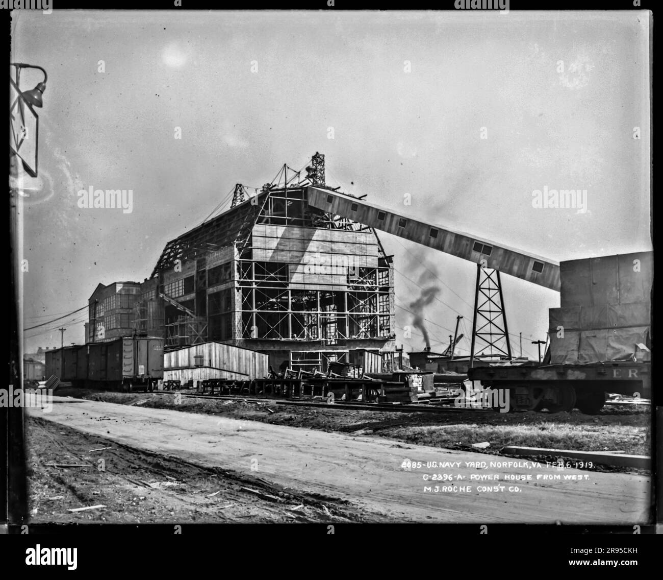 Historic photographs of the Norfolk Naval shipyard located in the Fifth ...