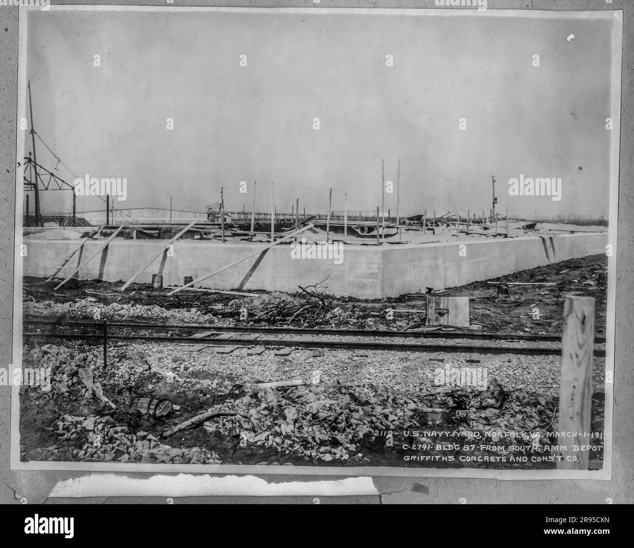 Historic photographs of the Norfolk Naval shipyard located in the Fifth ...