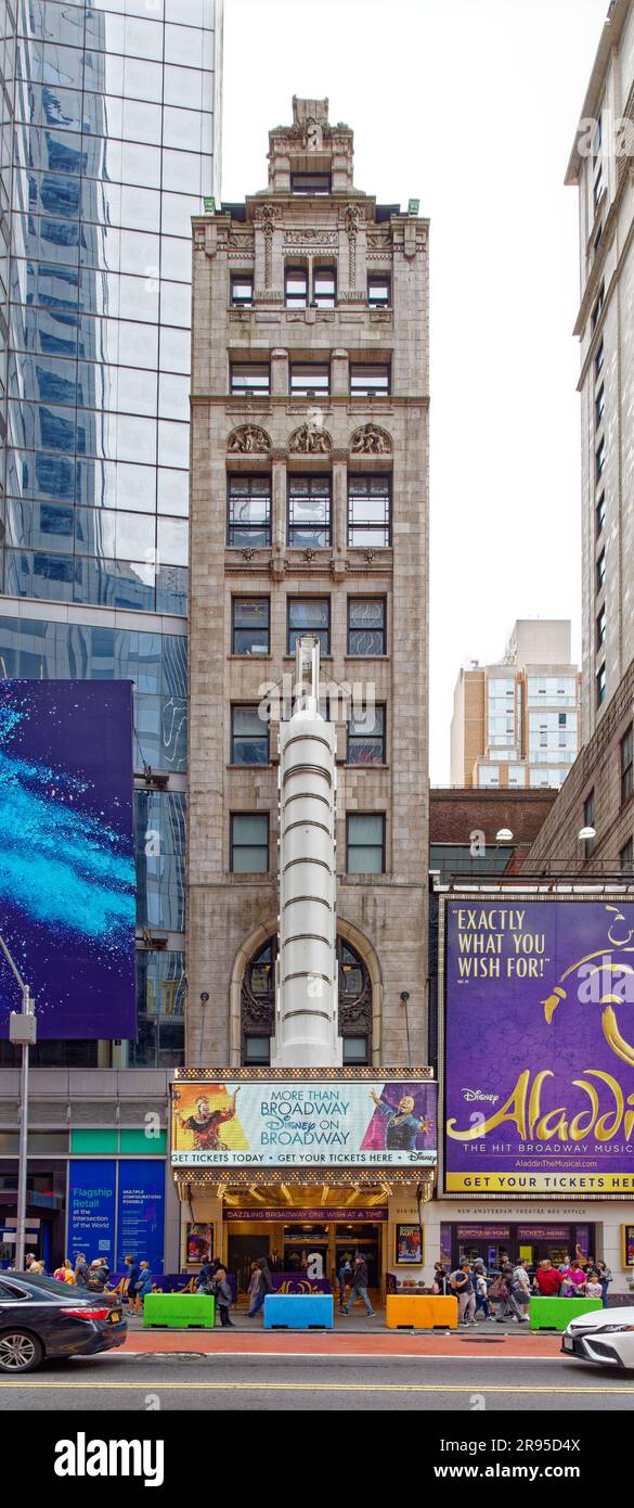 New Amsterdam Theatre, built in 1903 as one of the first Broadway ...