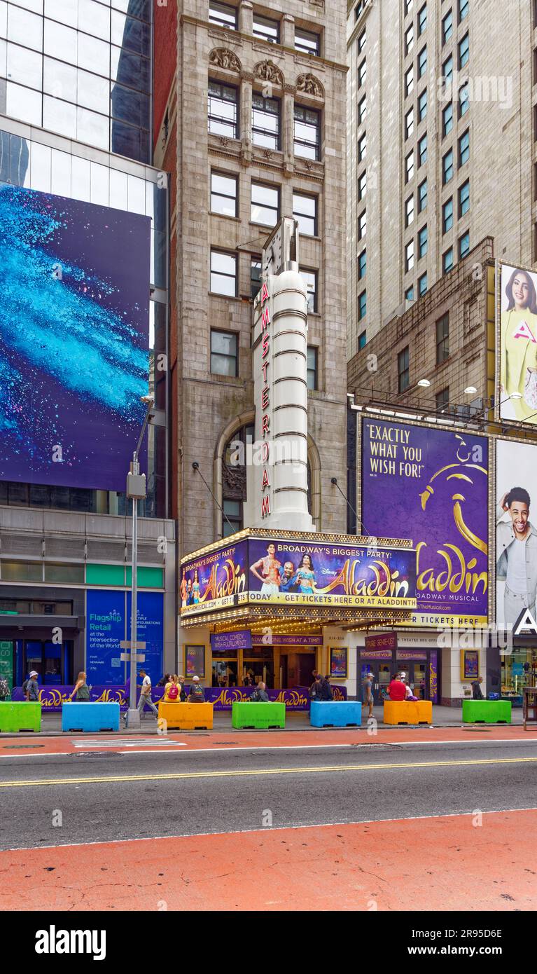 New Amsterdam Theatre, built in 1903 as one of the first Broadway ...