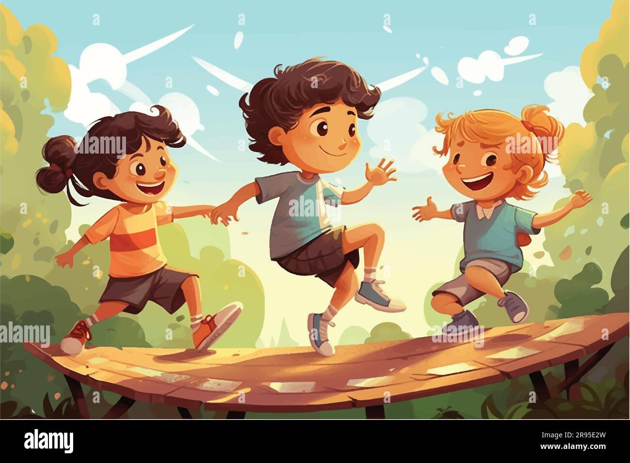 Children exploration Stock Vector Images - Alamy