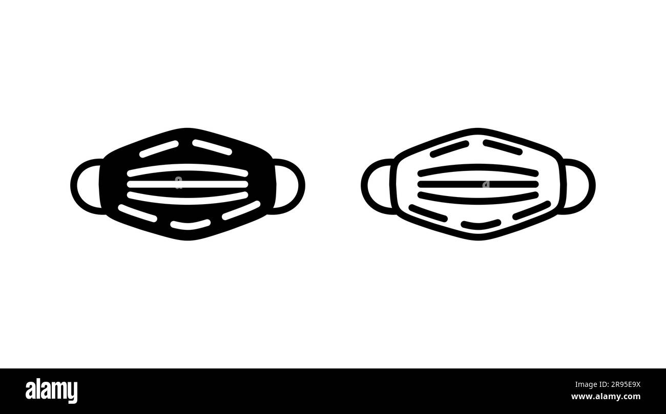 Face mask icon vector. medical Face Mask icon Stock Vector Image & Art ...