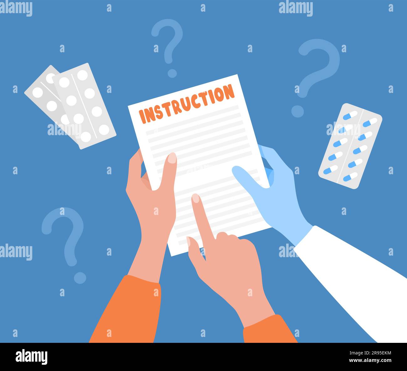 Explaining hands Stock Vector Images - Alamy