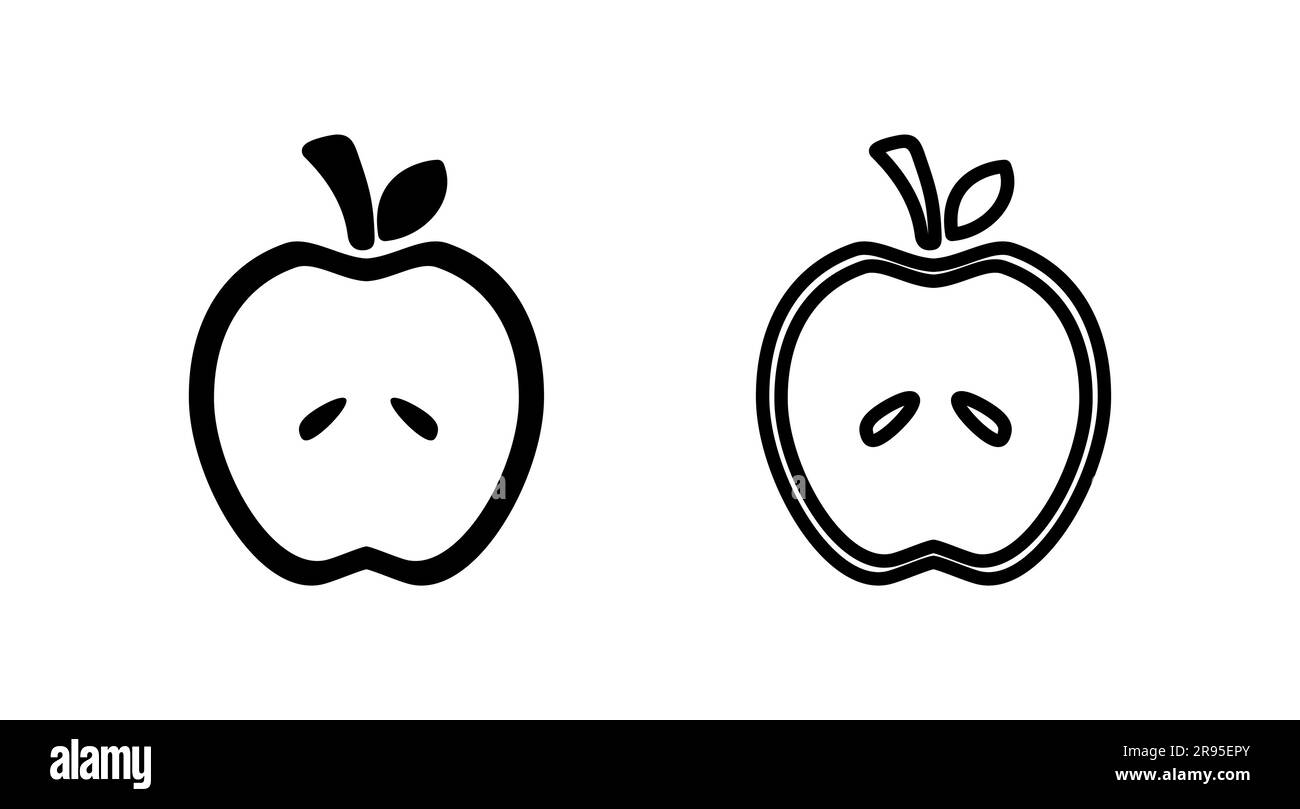 Apple icon vector. apple symbol Stock Vector Image & Art - Alamy