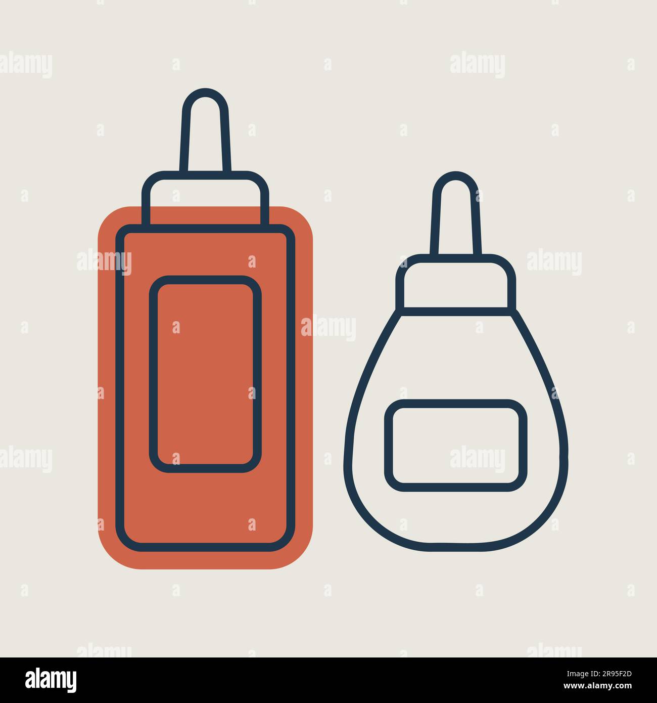 Ketchup mustard and mayonnaise spicy bottle icon. Barbecue and bbq ...