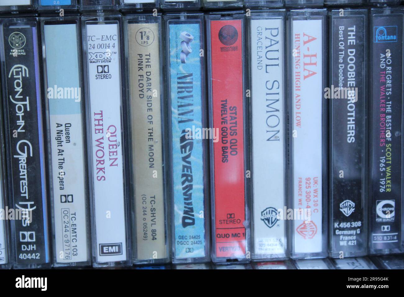 Vintage Audio Cassette Tapes Stock Photo - Alamy