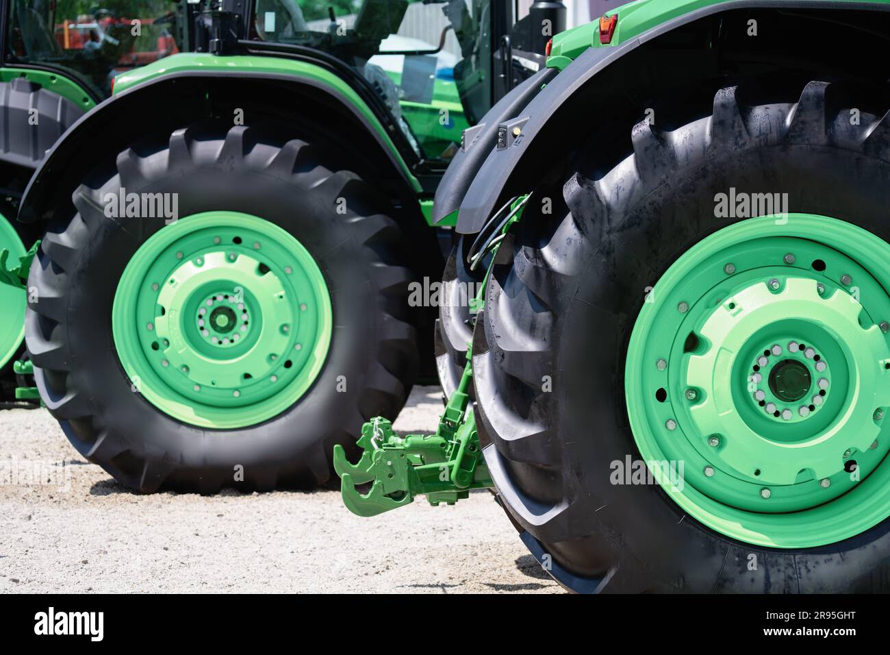 Agricultural tractors sale. High quality photo Stock Photo - Alamy
