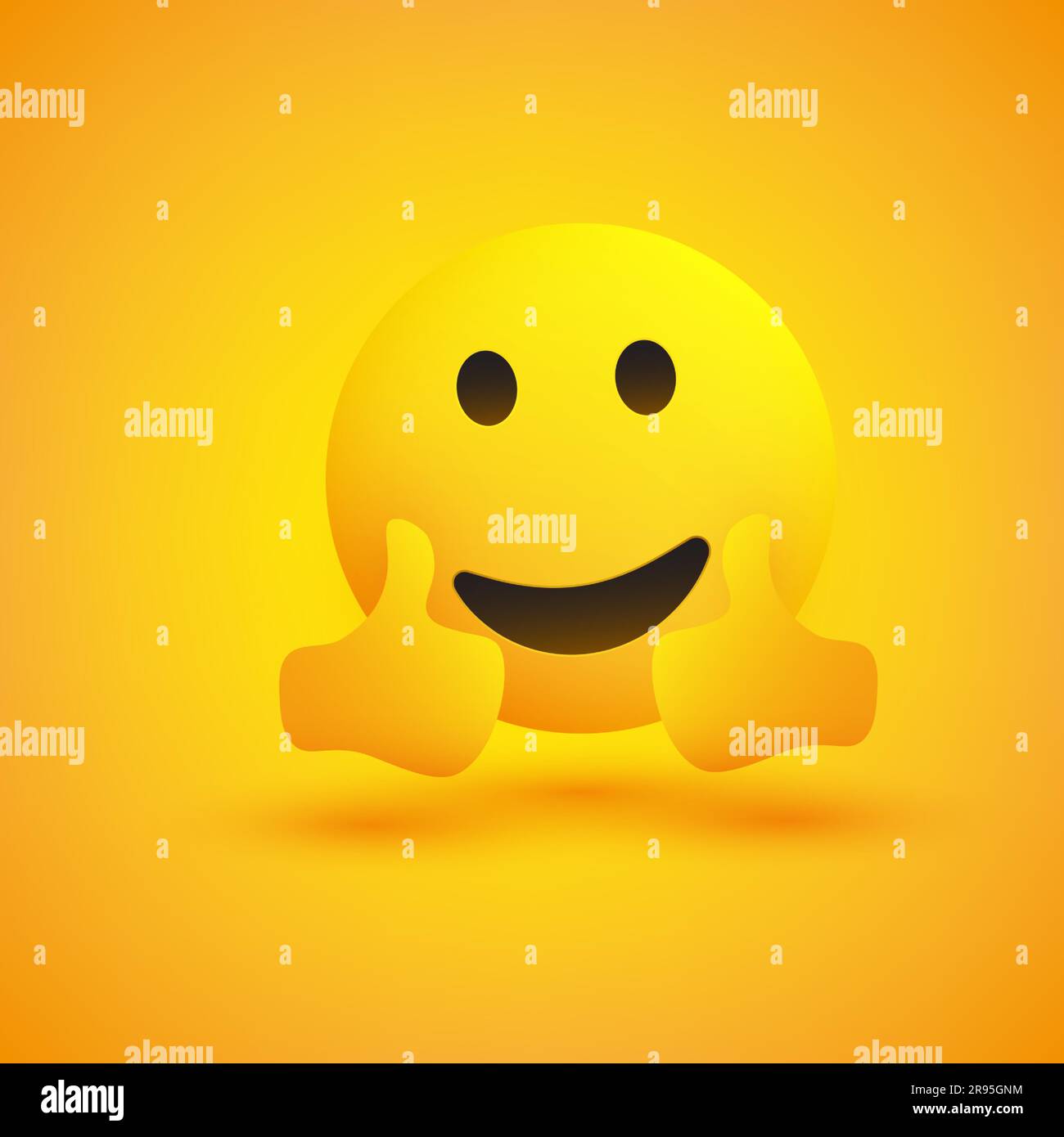 Smiley emoticon facial expression ok hi-res stock photography and ...