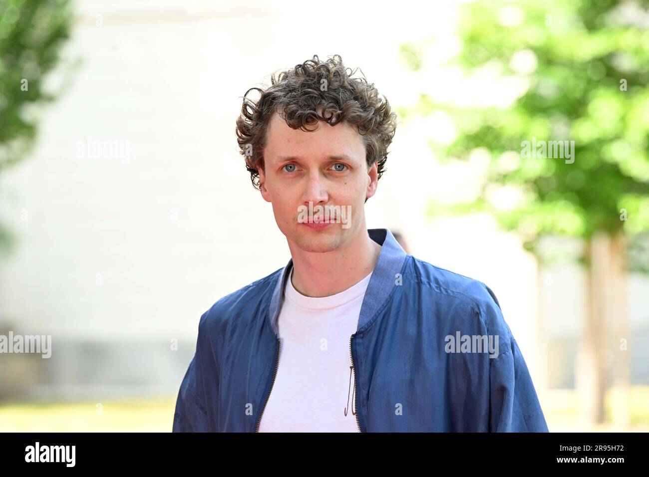 Munich, Germany. 24th June, 2023. Actor Julius Feldmeier stands in ...
