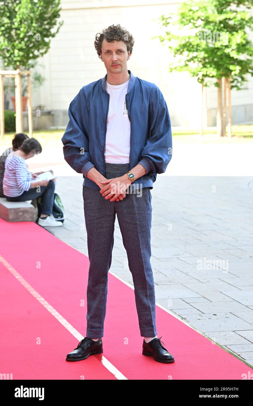 Munich, Germany. 24th June, 2023. Actor Julius Feldmeier stands in ...