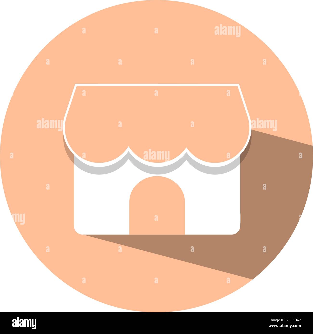 Store icon vector. Simple store sign in modern design style for web ...