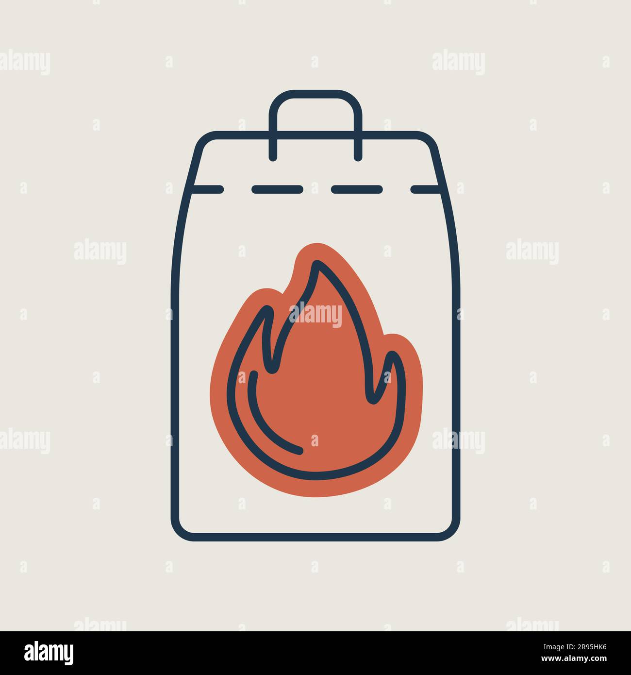 Grill charcoal vector icon. Barbecue and bbq grill sign. Graph symbol ...