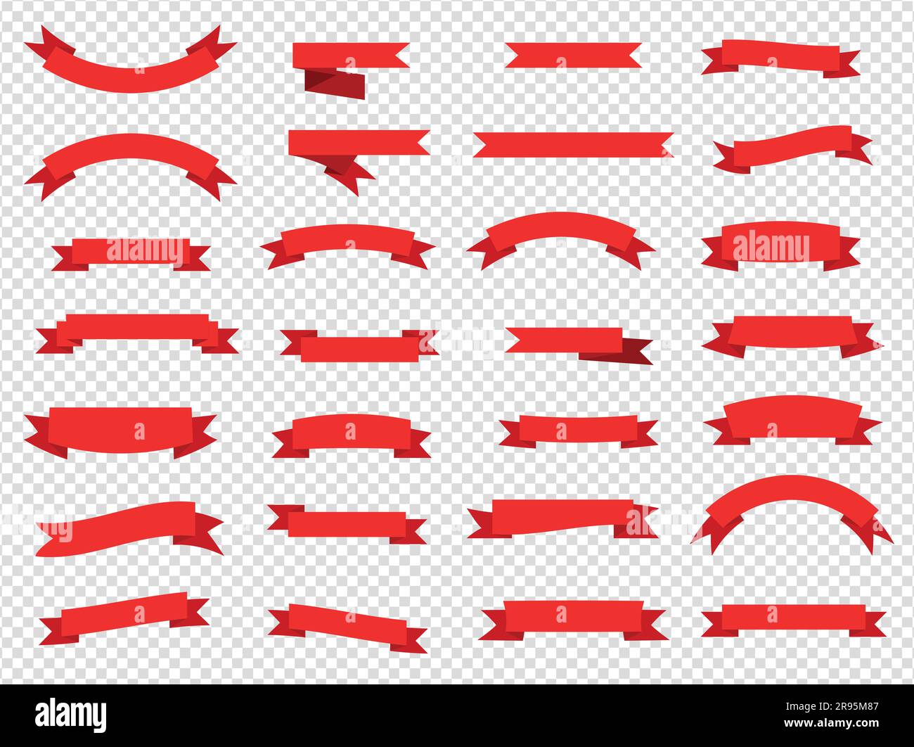 red ribbon set isolated transparent background Stock Vector Image & Art ... red ribbon set isolated transparent background Stock Vector Image & Art ...