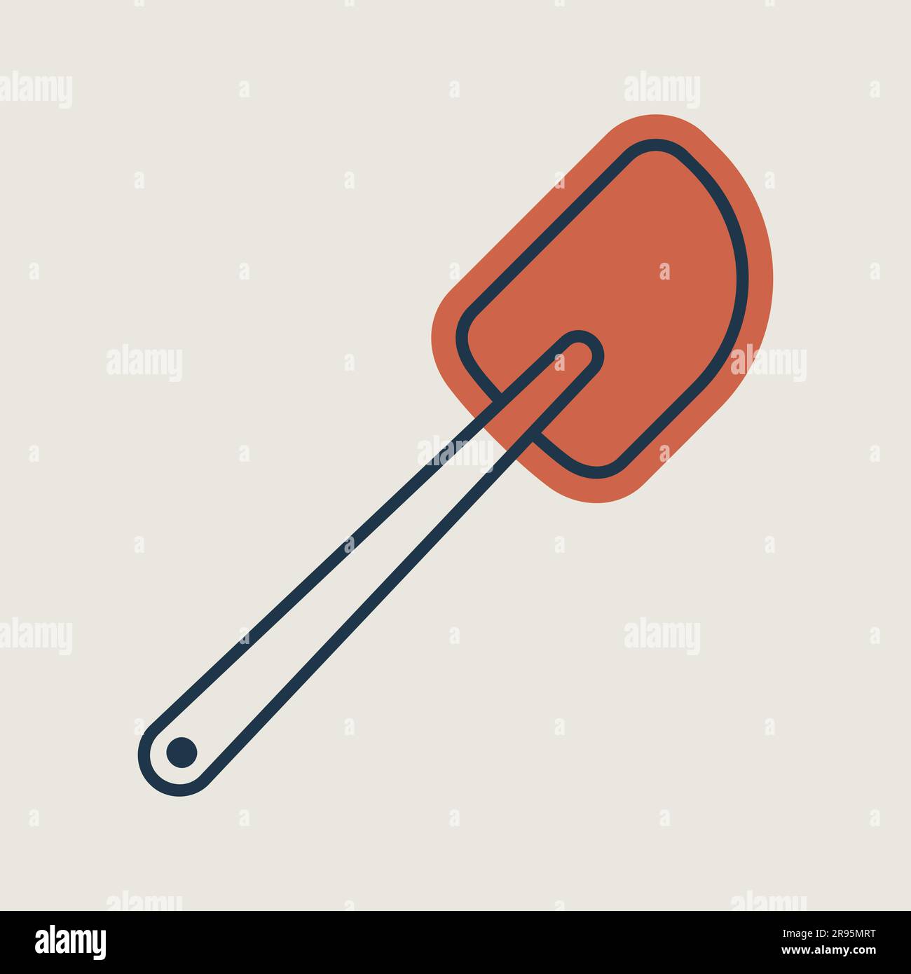 Baking Spatula Vector