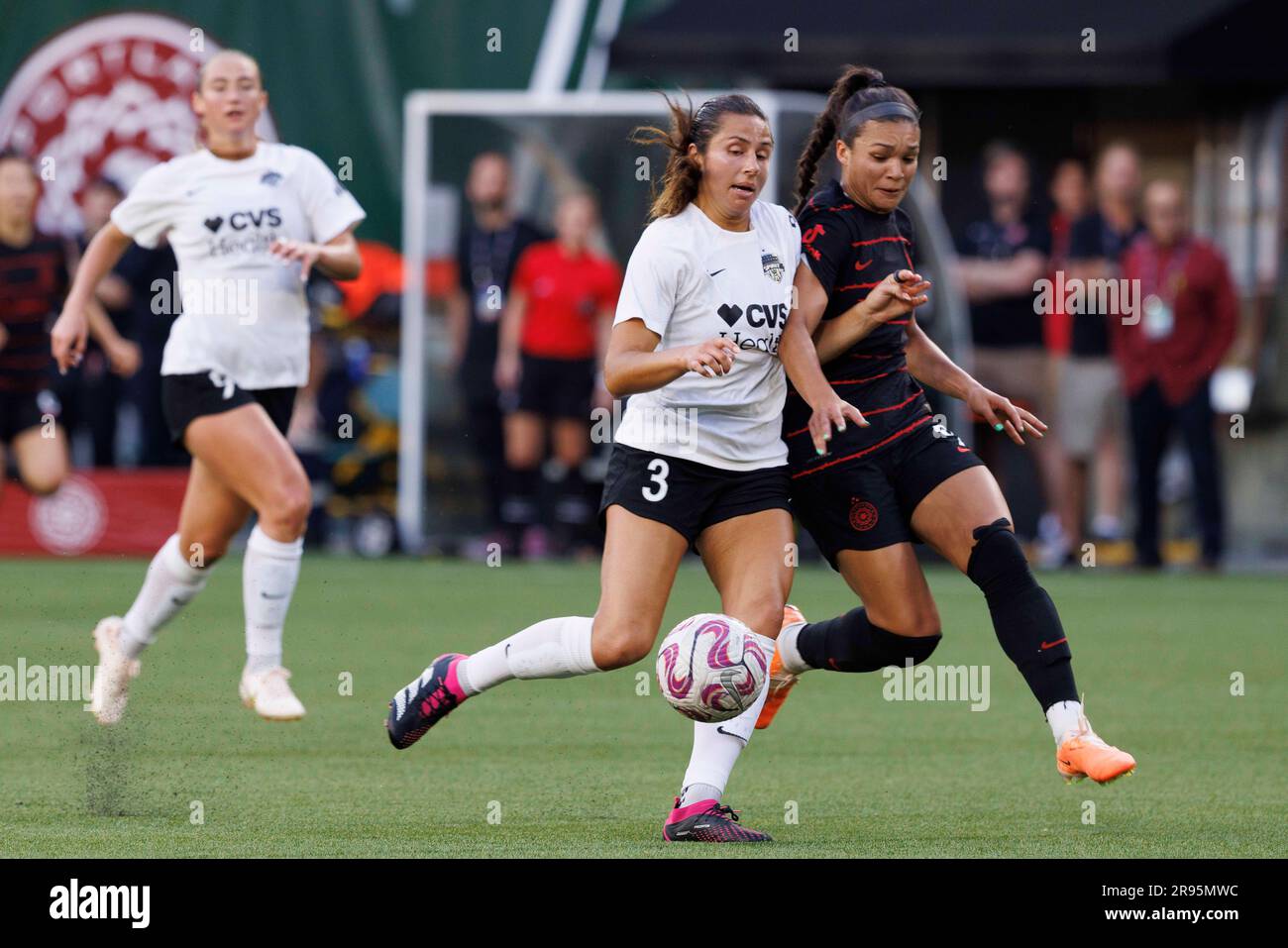Portland, USA. 23rd June, 2023. The Portland Thorns FC defeated ...
