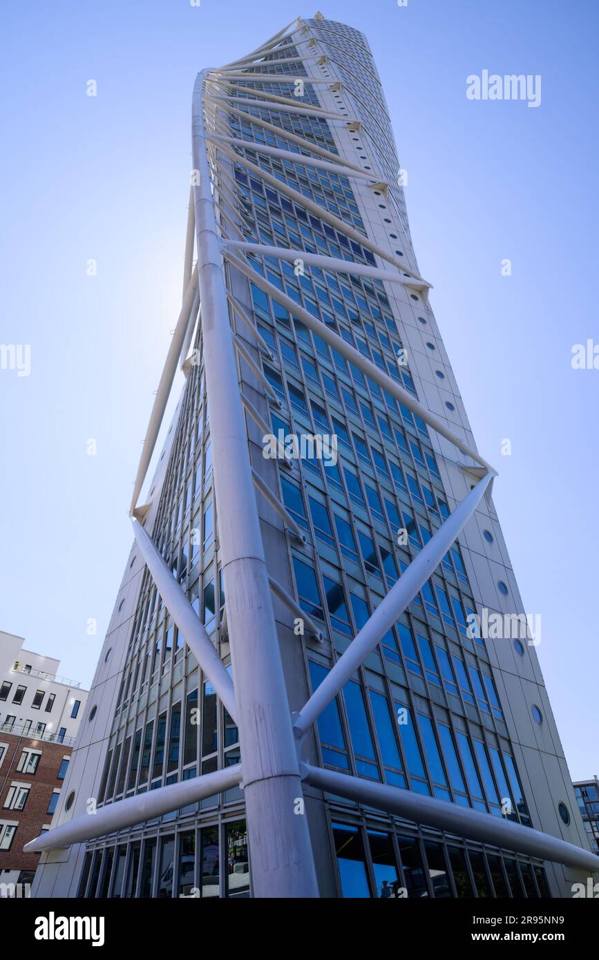 Malmö, Stadtentwicklungsgebiet Västra Hamnen, Turning Tower von ...