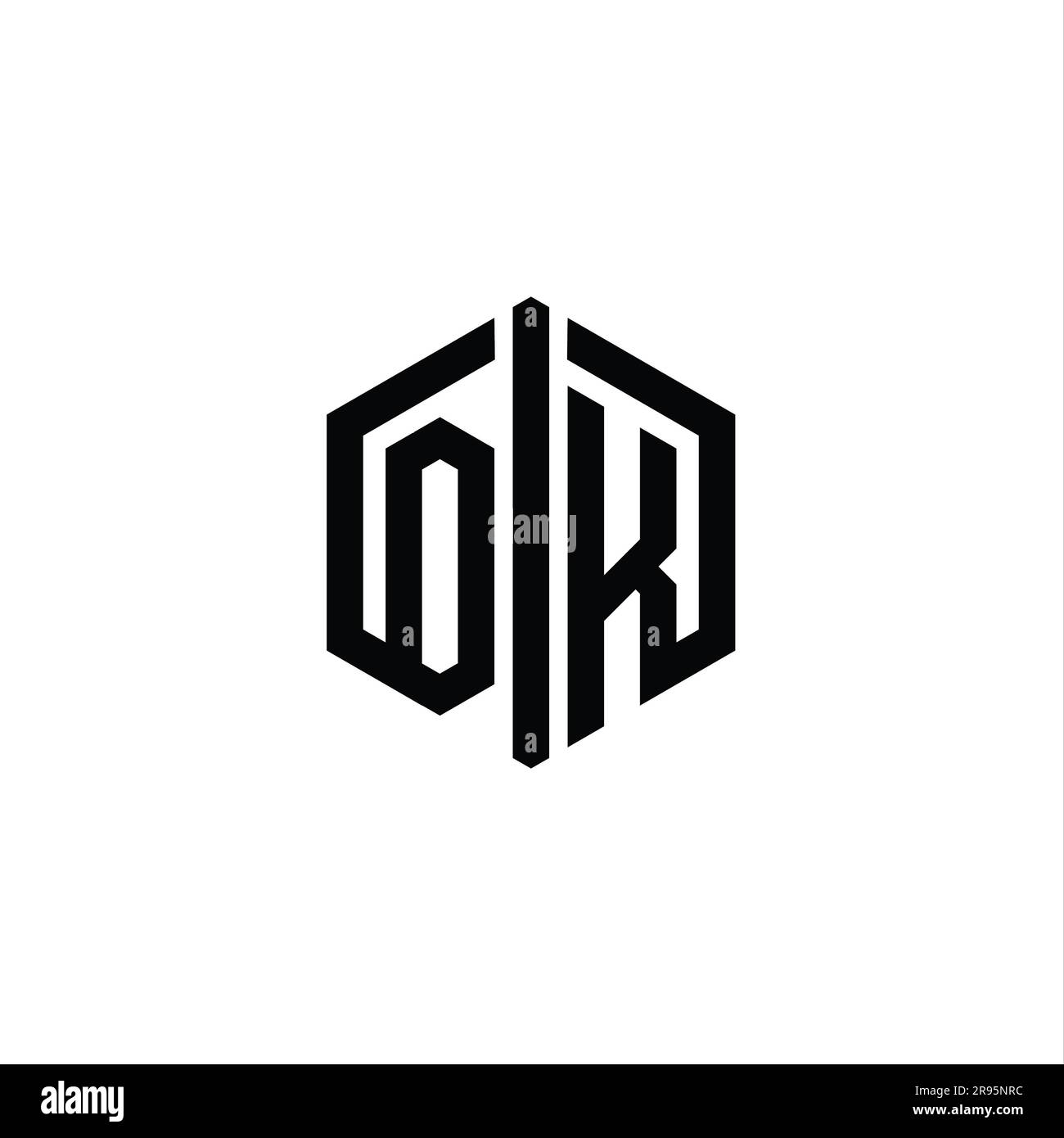 Ok modern logo hi-res stock photography and images - Alamy