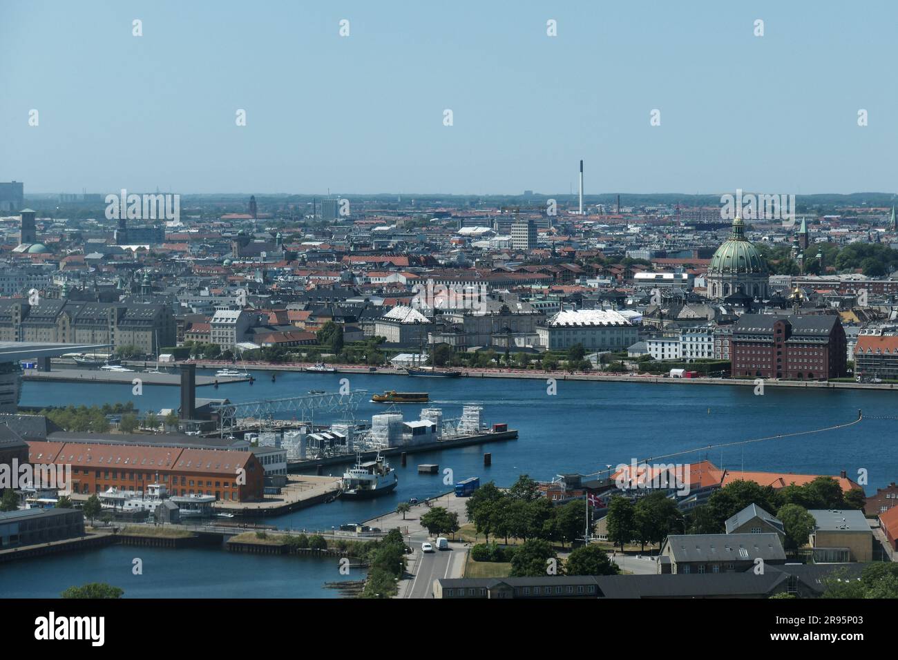 Kopenhagen, Panorama von Copenhill // Copenhagen, Panorama from ...