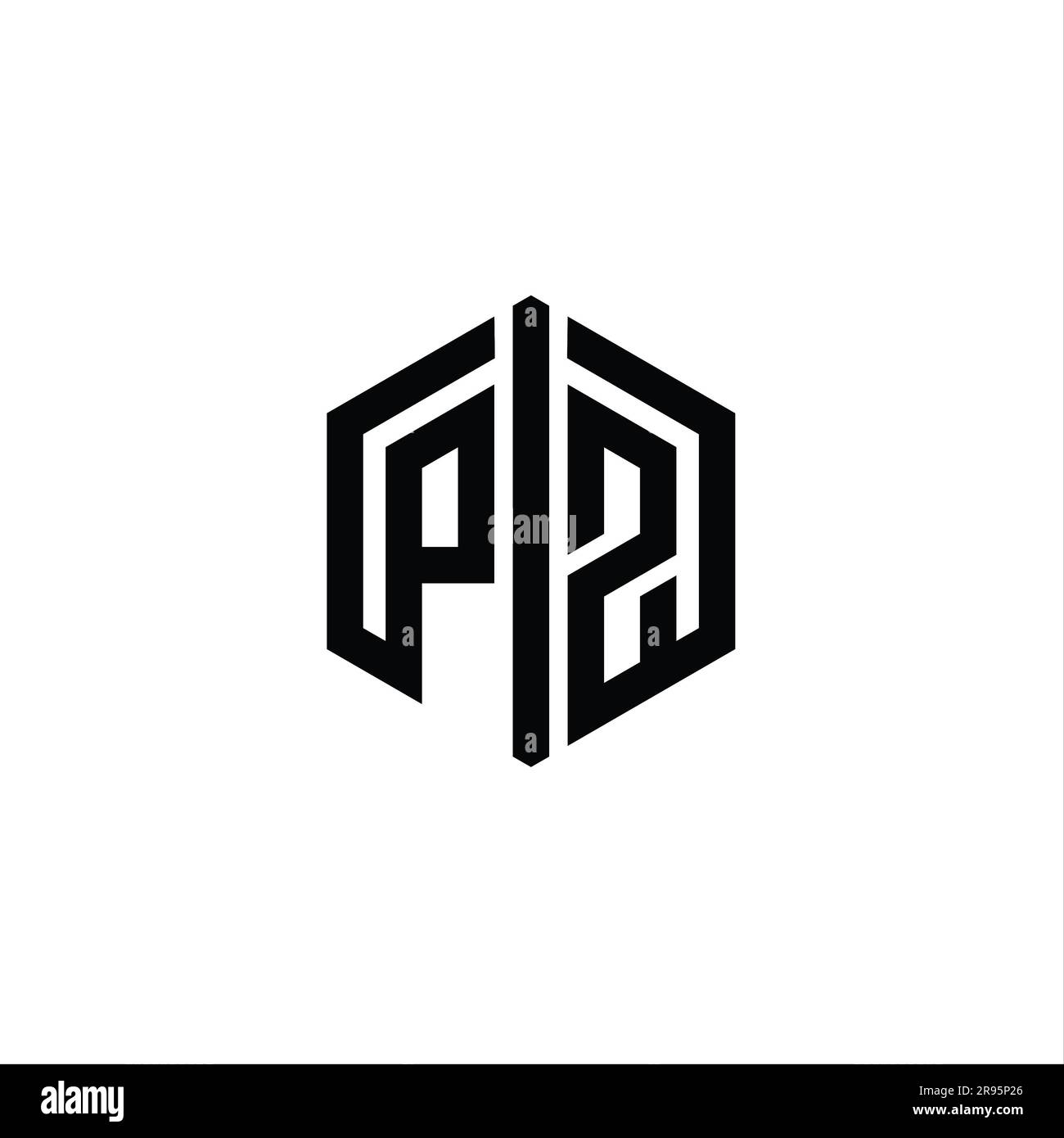 Pz modern logo hi-res stock photography and images - Alamy