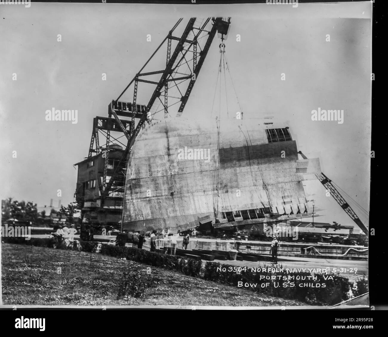 Historic photographs of the Norfolk Naval shipyard located in the Fifth ...