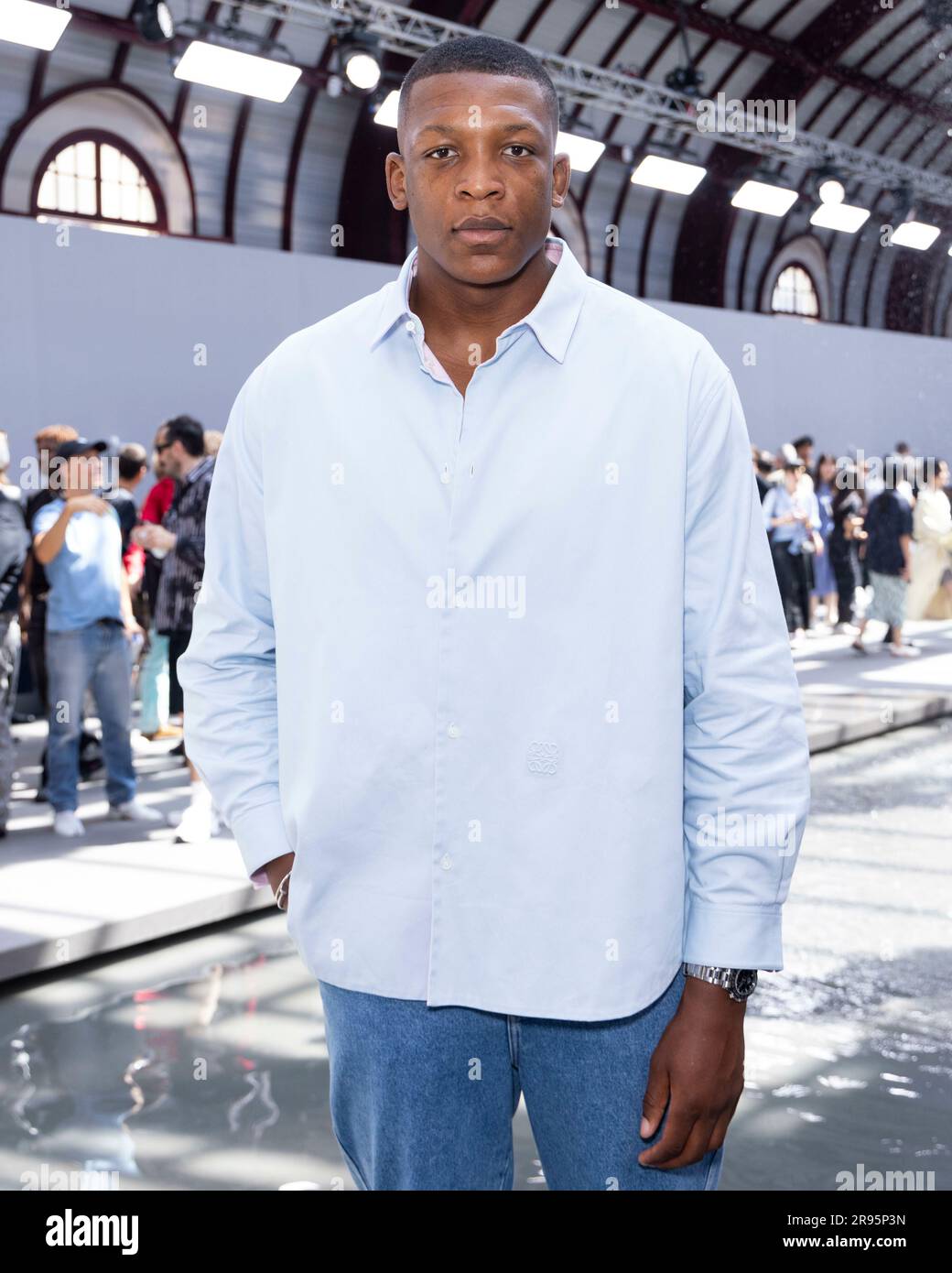 Paris, Frankreich. 24th June, 2023. Cameron Woki attends LOEWE Spring ...