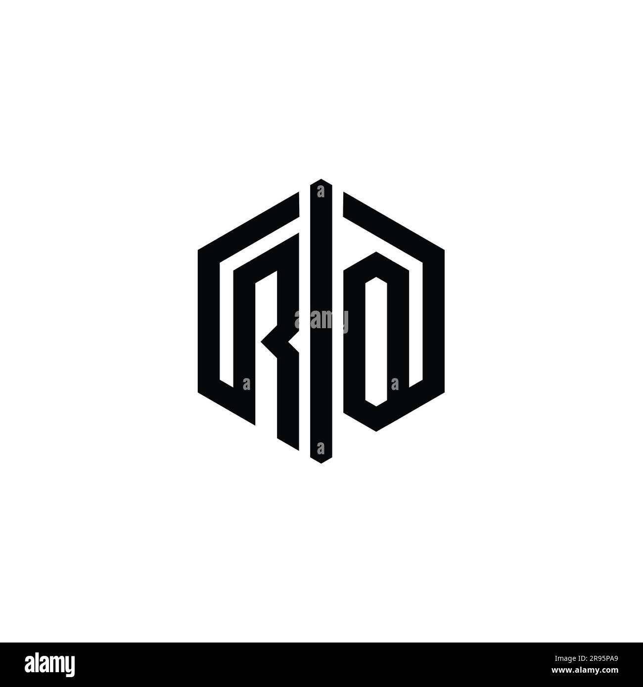 Letter ro logo hi-res stock photography and images - Alamy