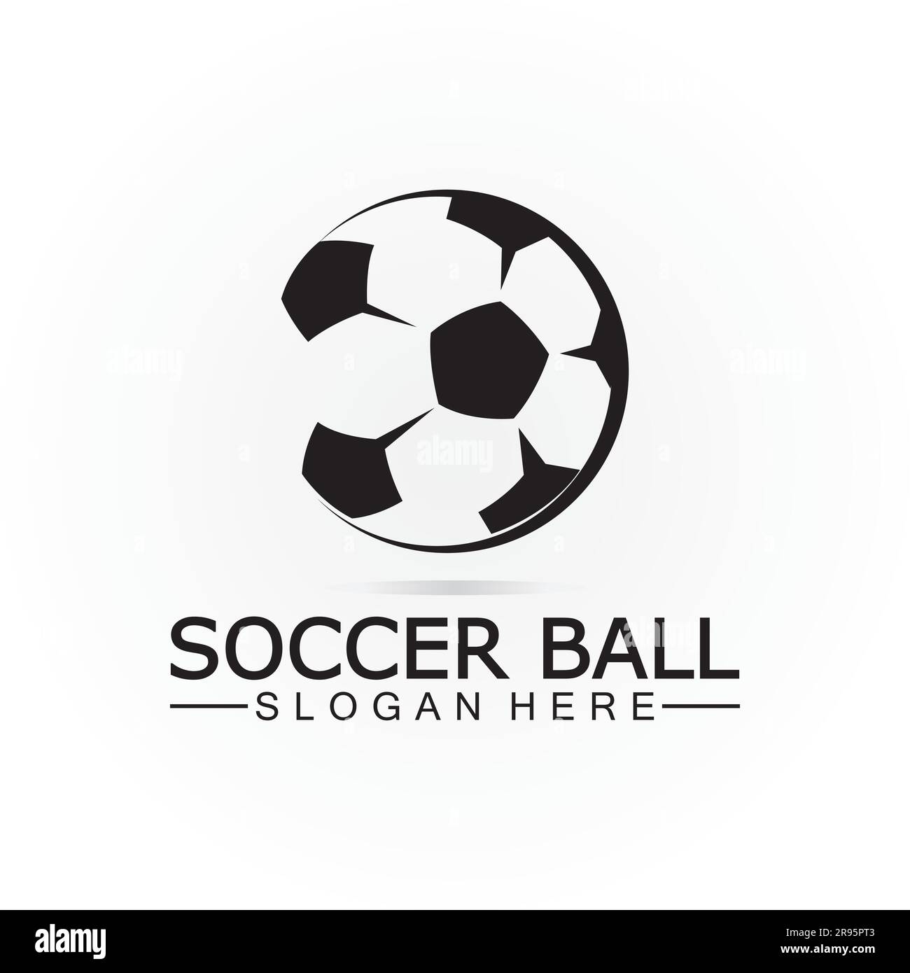 Soccer ball logo design Icon & Symbol Vector Template. football logo ...
