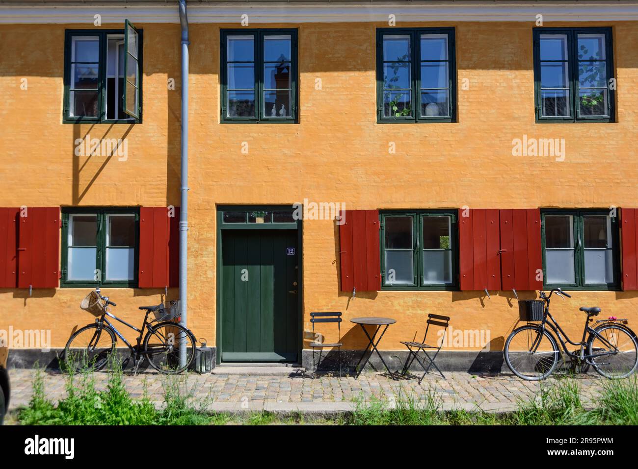 Kopenhagen, historische Wohnsiedlung Nyboder // Copenhagen, historic ...