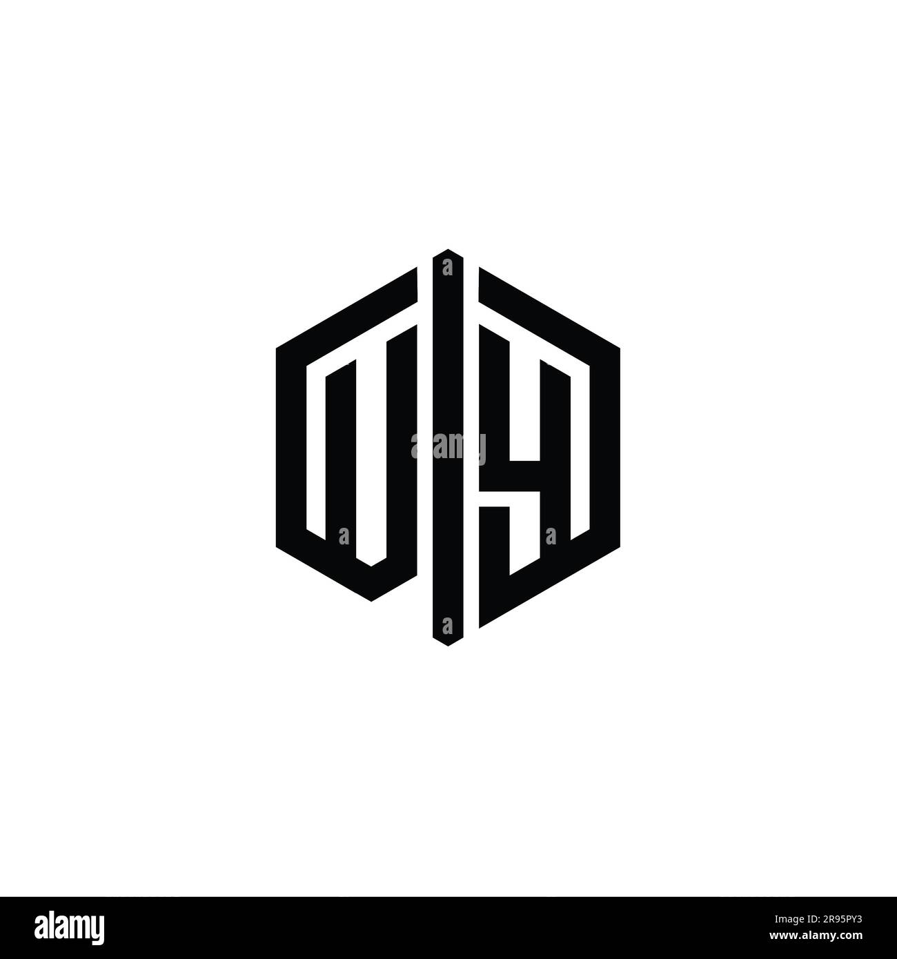 VY Letter Logo monogram hexagon shape with connect outline style design ... VY Letter Logo monogram hexagon shape with connect outline style design ...