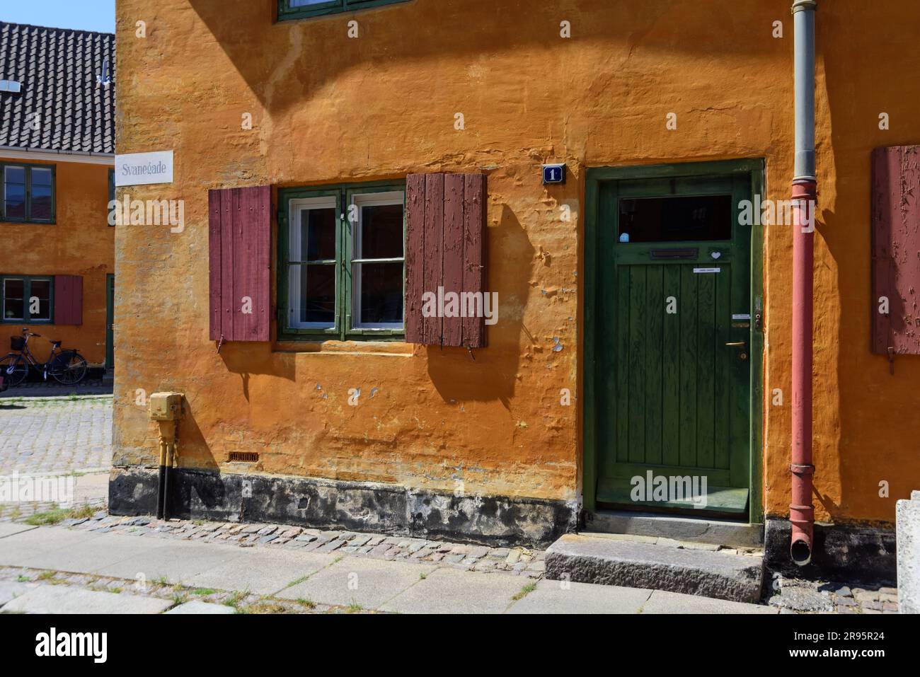 Kopenhagen, historische Wohnsiedlung Nyboder // Copenhagen, historic ...
