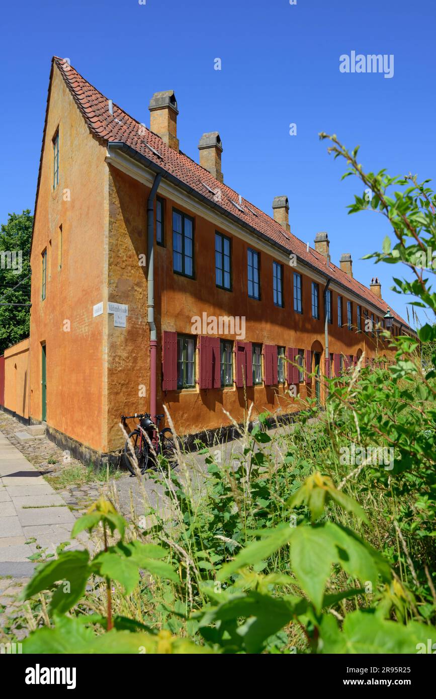 Kopenhagen, historische Wohnsiedlung Nyboder // Copenhagen, historic ...