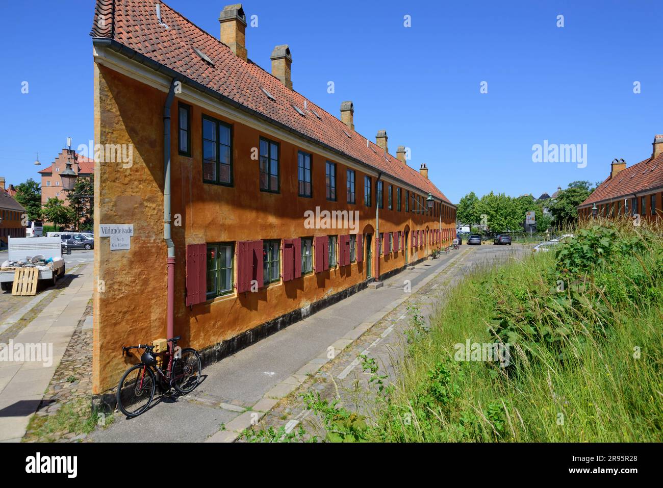 Kopenhagen, historische Wohnsiedlung Nyboder // Copenhagen, historic ...