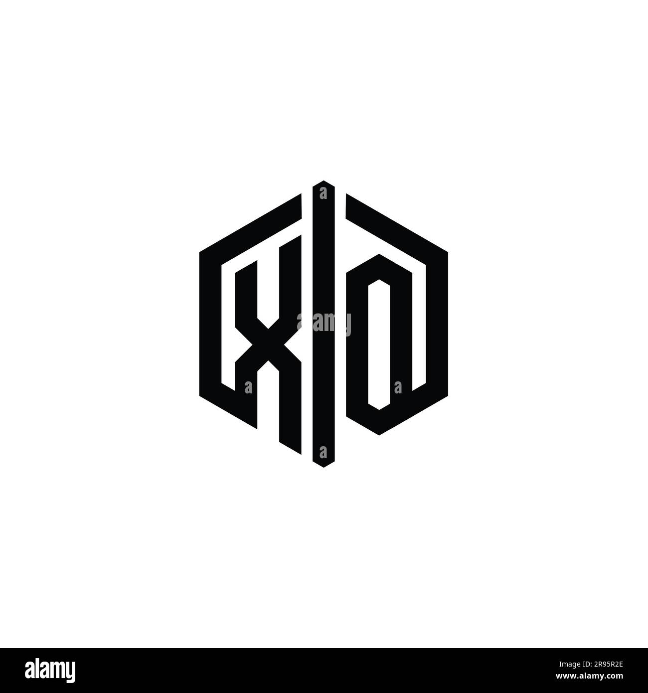 Letter xo logo hi-res stock photography and images - Alamy