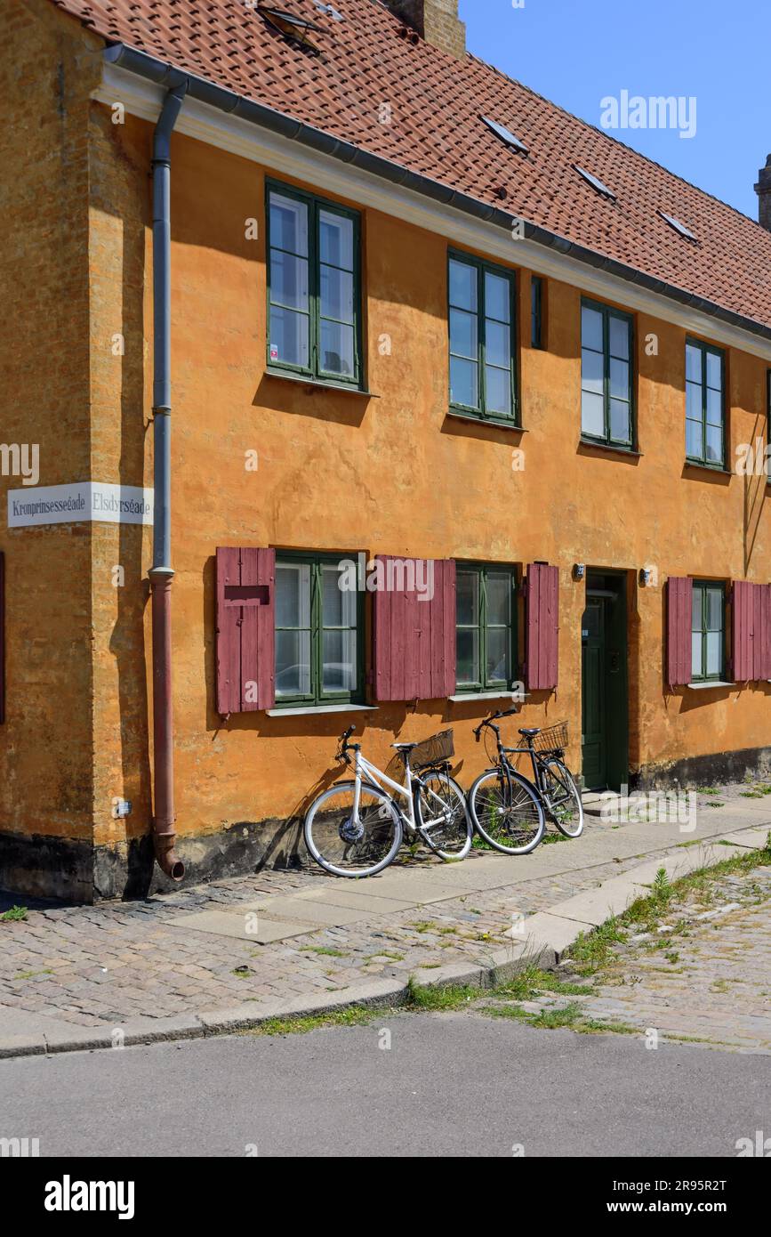 Kopenhagen, historische Wohnsiedlung Nyboder // Copenhagen, historic ...