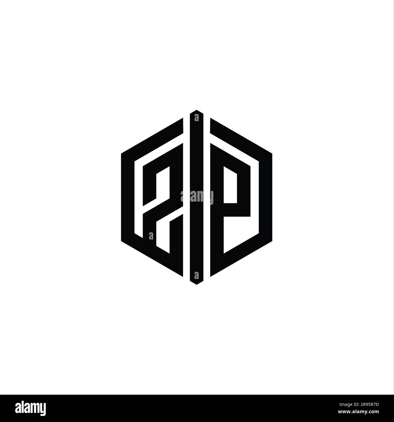 Zp letter logo hi-res stock photography and images - Alamy