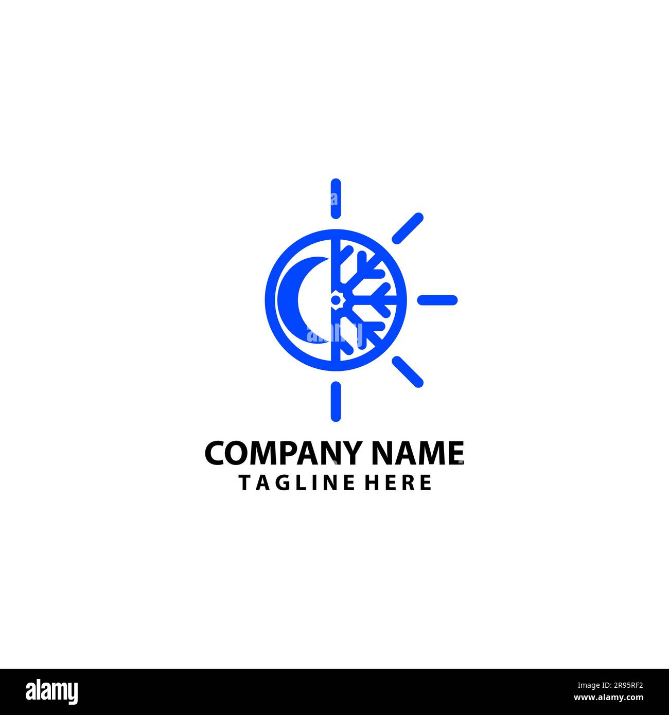 Climate logo design hi-res stock photography and images - Alamy
