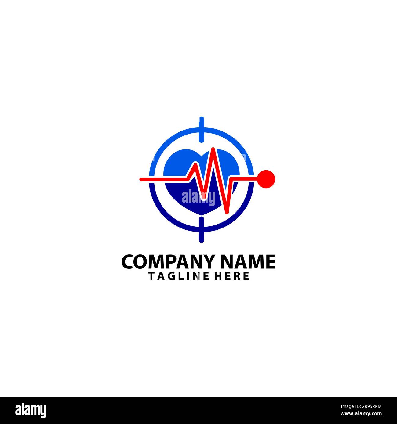 heart target logo icon Stock Vector Image & Art - Alamy