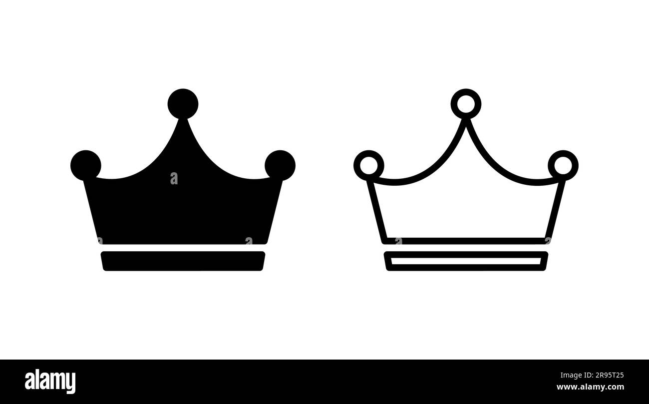 Crown Icon vector. Crown symbol for web site design Stock Vector Image ...