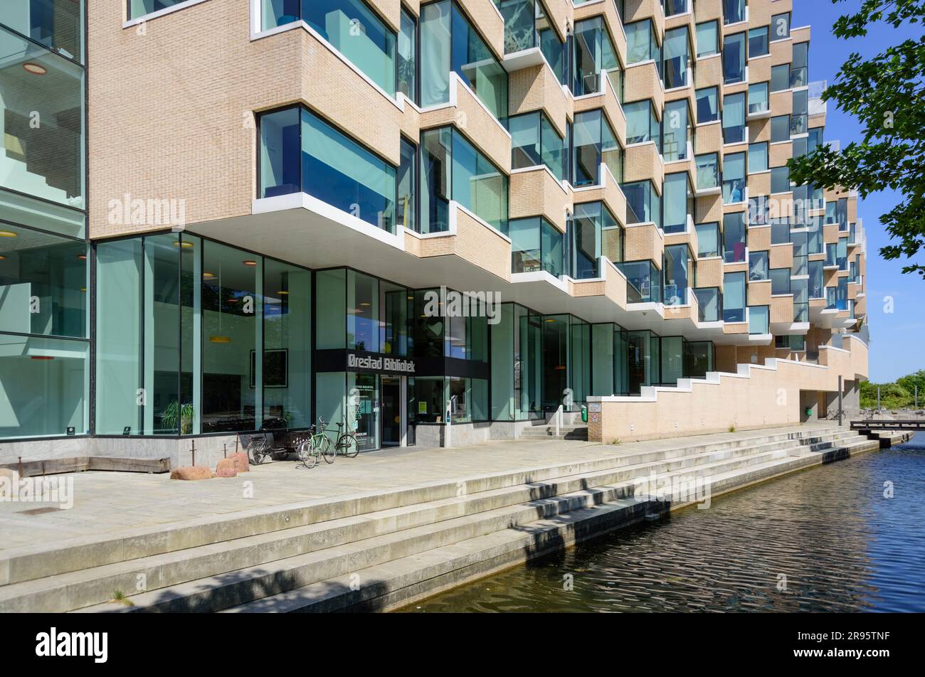 Kopenhagen, Stadtentwicklungsgebiet Ørestad, Bibliothek // Copenhagen ...
