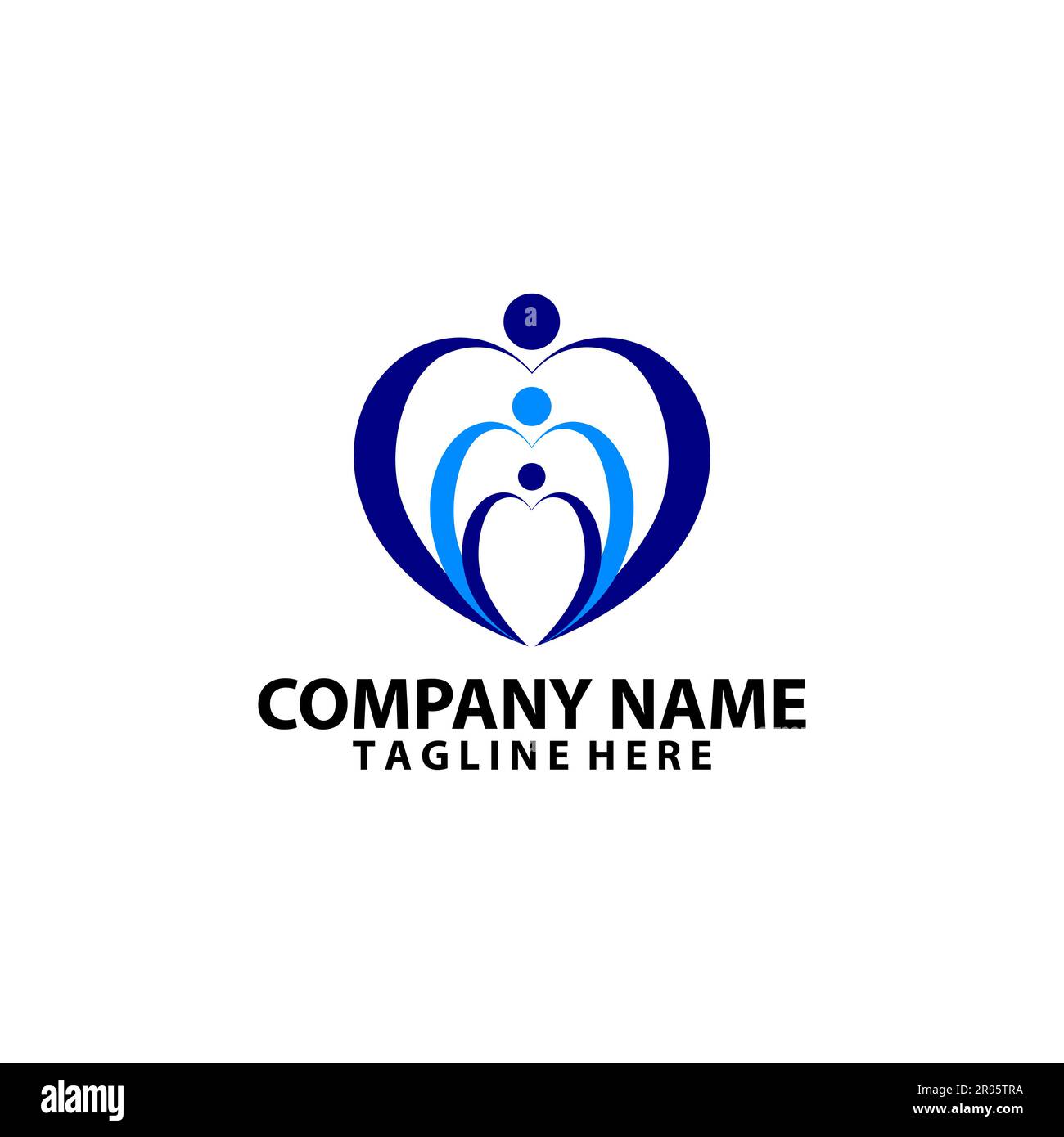 Family Protection Logo Protect Your Family Stock Illustrations