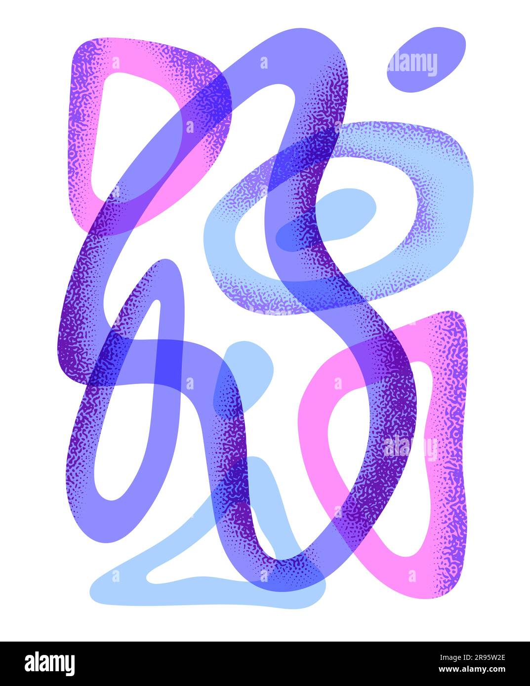 Abstract curved lines vector illustration Stock Vector Image & Art - Alamy