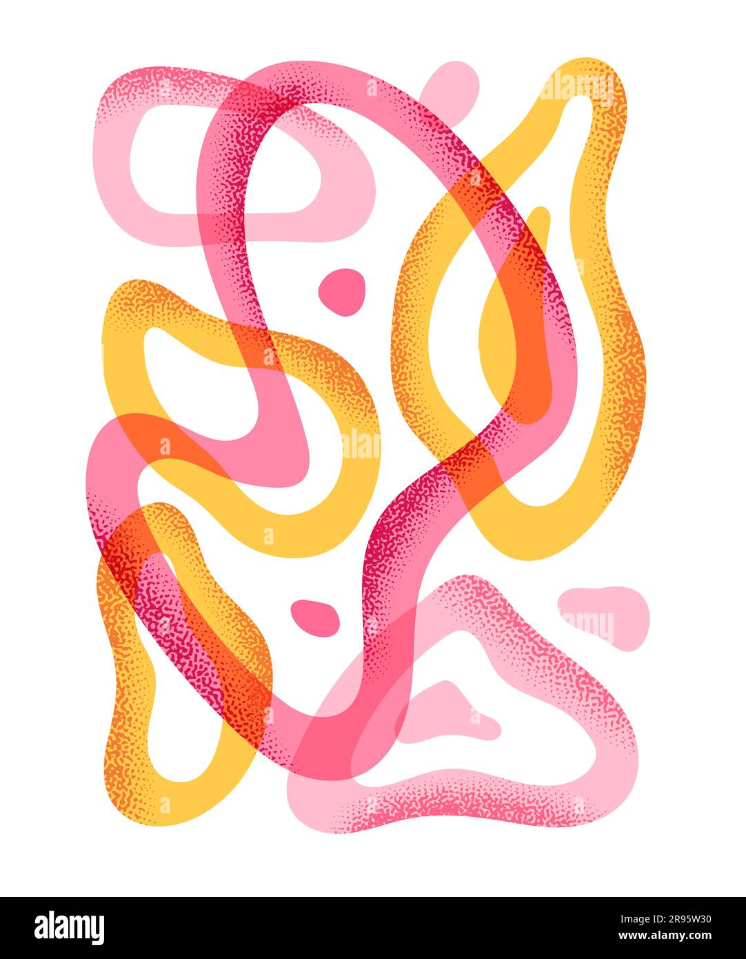 Abstract curved lines vector illustration Stock Vector Image & Art - Alamy