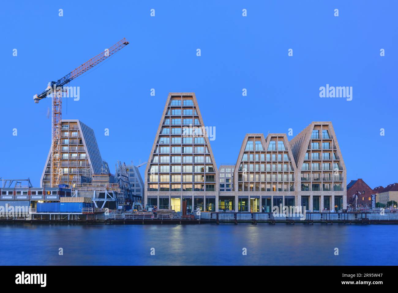 Kopenhagen, Hafen, Papierinsel, moderne Wohnbauten, COBE Architects ...